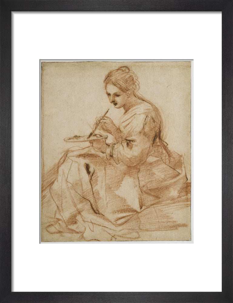 A Woman Painting – Ashmolean Prints